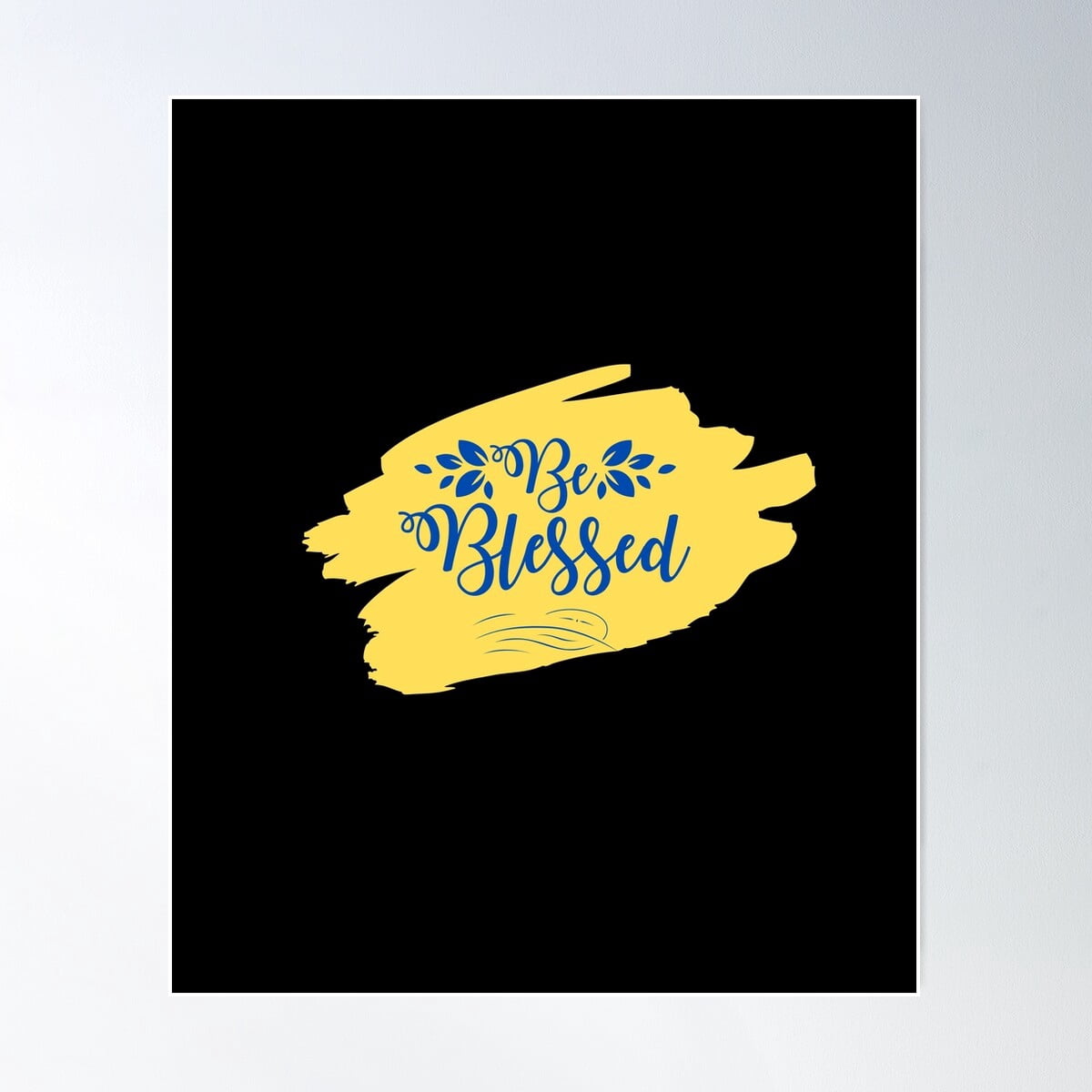 Be Blessed Poster Wall Art, Modern Wall Decor For Living Room Bedroom ...
