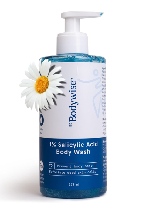 Be Bodywise 1% Salicylic Acid Body Wash 375 ml | Refreshing Showering ...