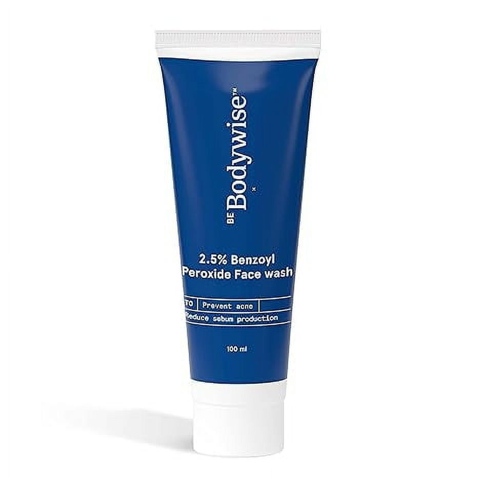 Be Bodywise 2.5% Active Acne Face Wash (100ml) - Walmart.com