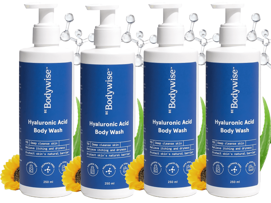 Be Bodywise Hyaluronic Acid Body Wash 250ml Cleanses Hydrates Skin 4 ...