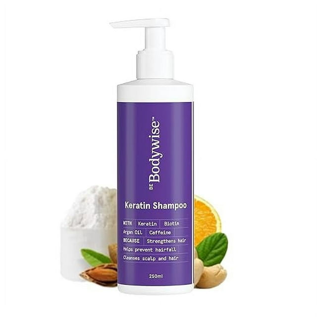 Be Bodywise Keratin Hair Fall Control Shampoo 250ml - Walmart.com