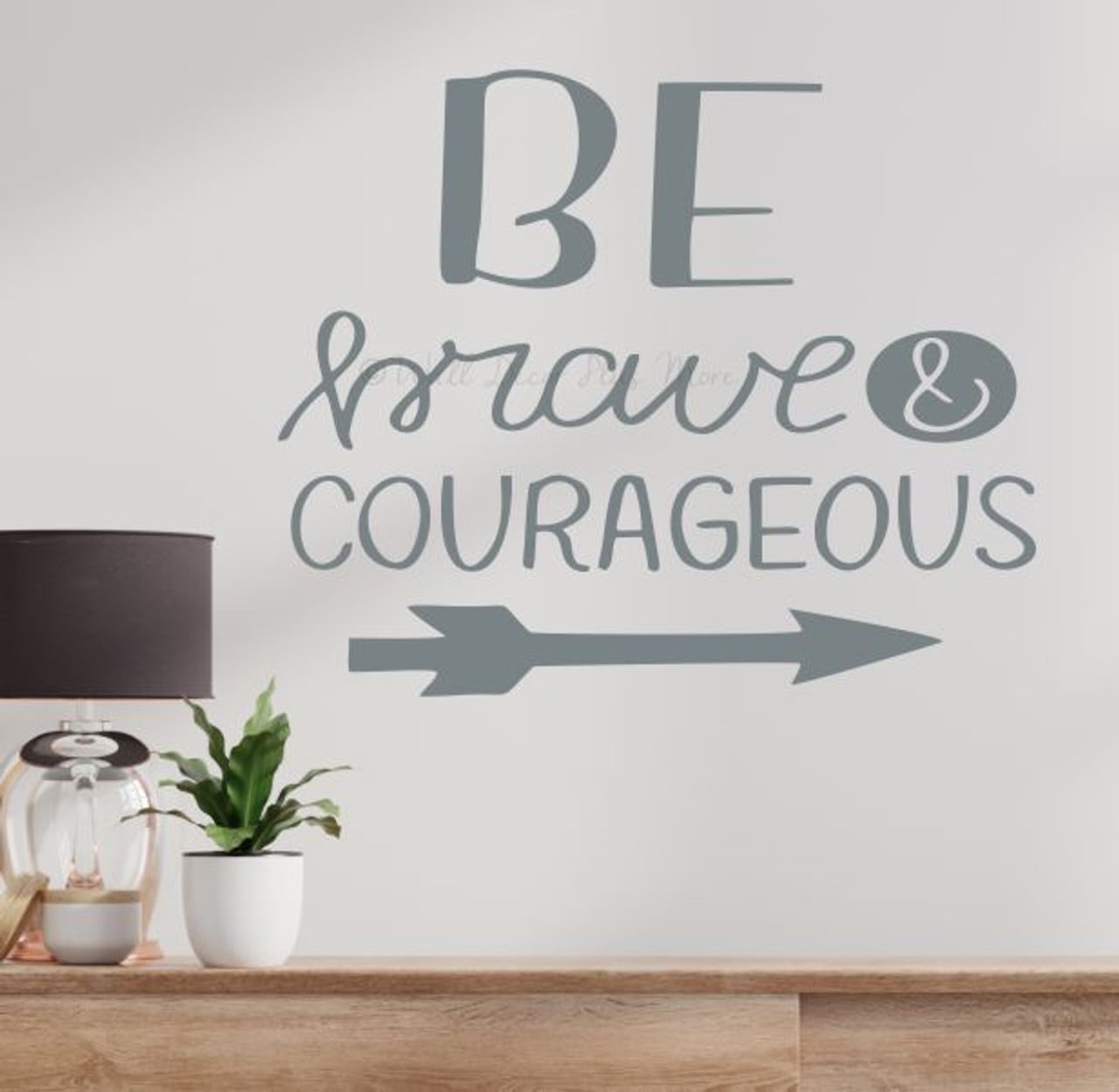 Be Brave Courageous Kids Bedroom Wall Quote Sticker - Kids Room Decor ...