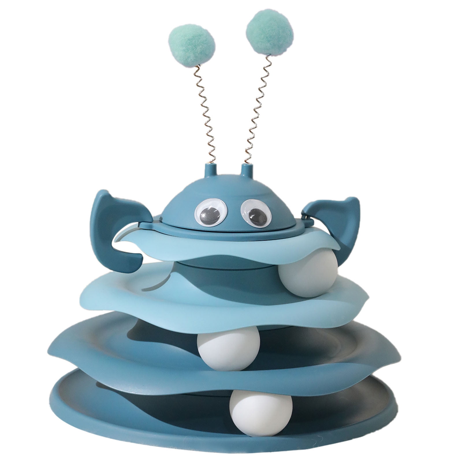 Be E & Ice Cat Play Disk Self Entertaining Interactive Toy For Cats ...