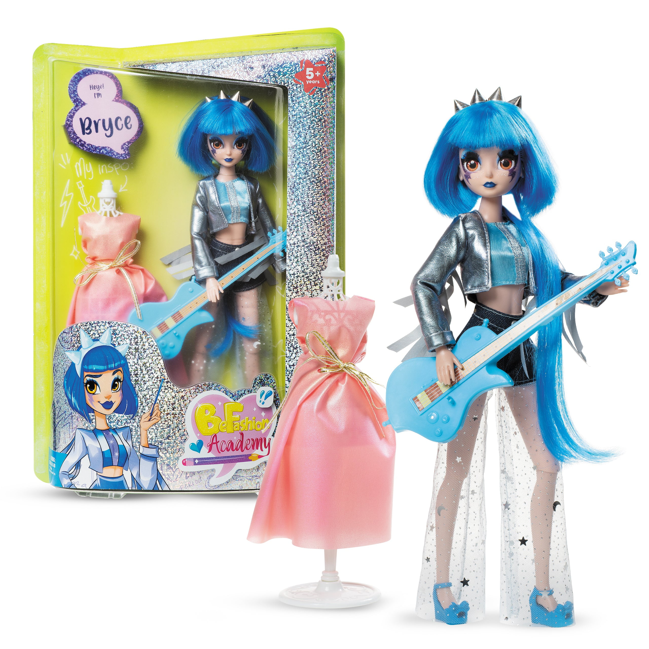 Kids Hits Fashion Design Doll Bryce, Poseable, Rockstar Accessories ...