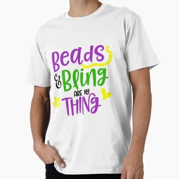 Be Free With Beads And Bling..... T-Shirt S-5XL - Walmart.com