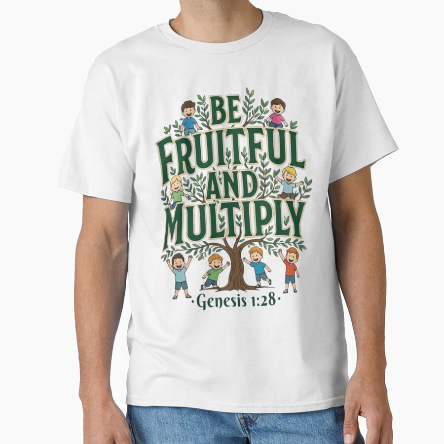 Be Fruitful And Multiply Olive Tree Family Shirt, Casual Graphic Tee ...