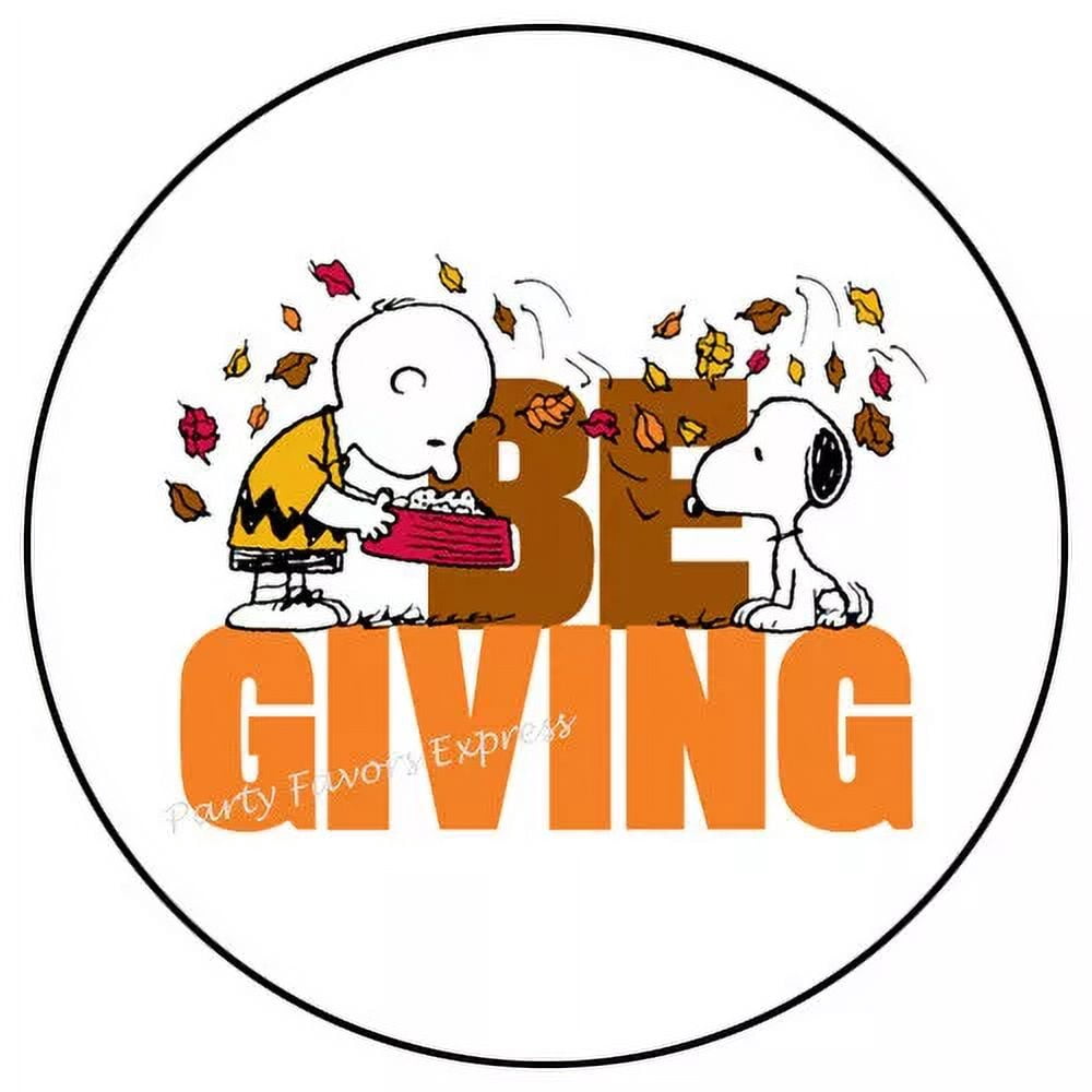 Be Giving Thanksgiving Sticker Party Favors Sticker Envelope Seals ...
