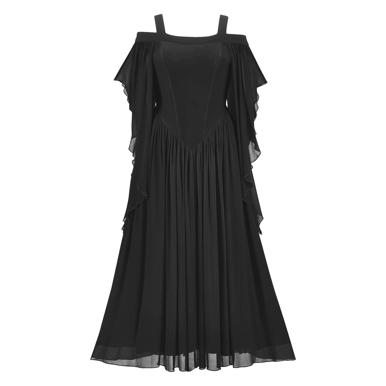 Be a Gothic Beauty Queen! HIMIWAY Gothic Halloween Dress New Gothic ...