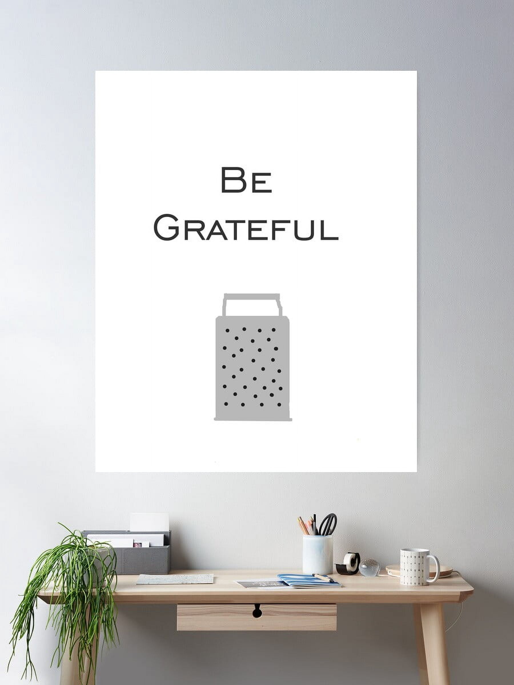 Be Grateful Poster Wall Art Modern Wall Decor Wall Art Home Decor Cute ...