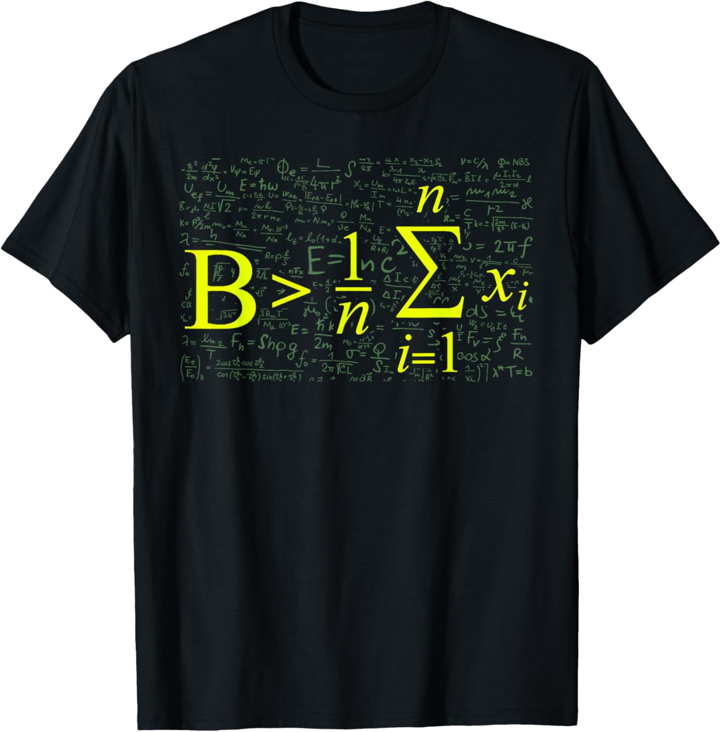 Be Greater Than Average Math Gift Back To School T Shirt T-Shirt ...