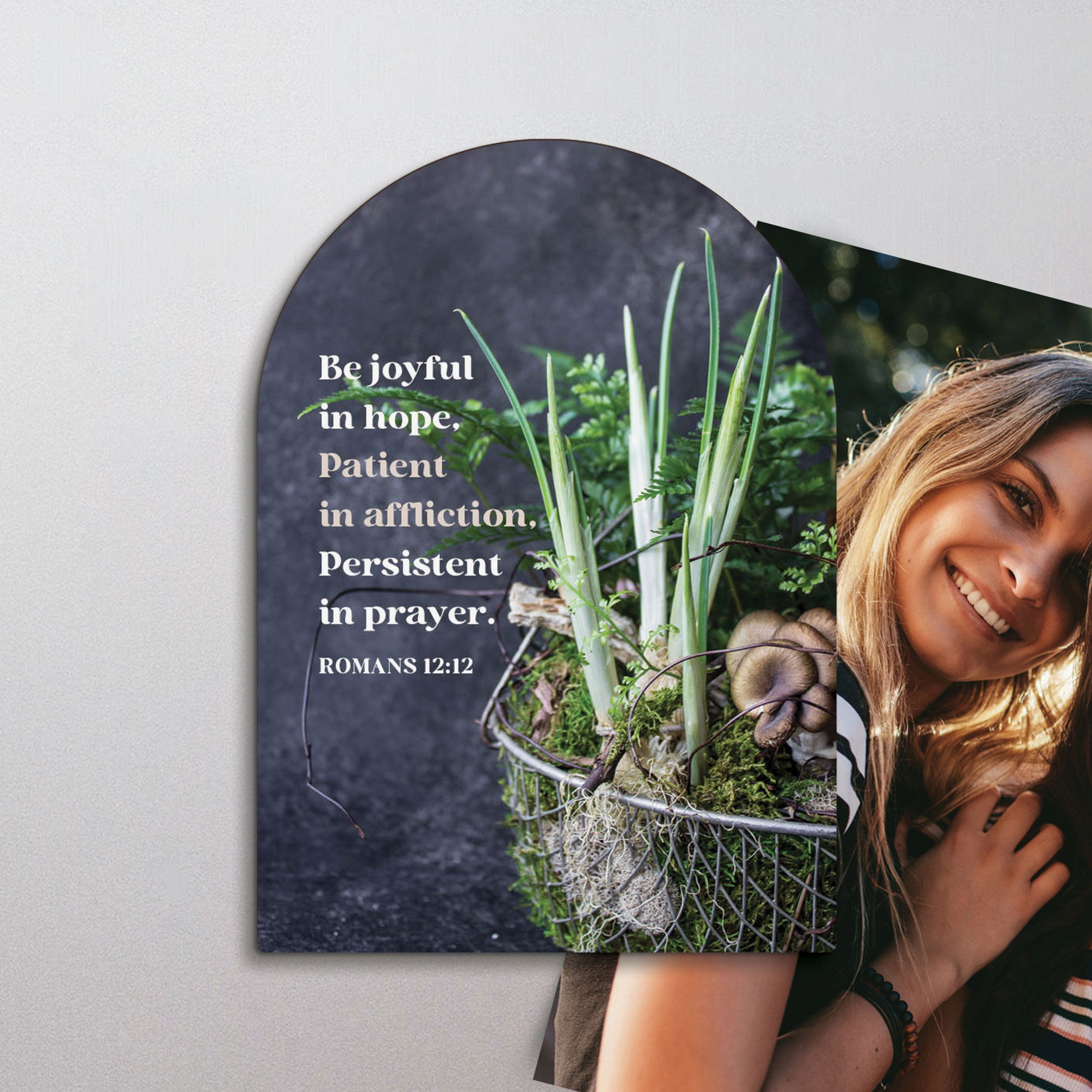 Be Joyful In Hope, Patient In Affliction, Persistent In Prayer Magnet - Walmart.com