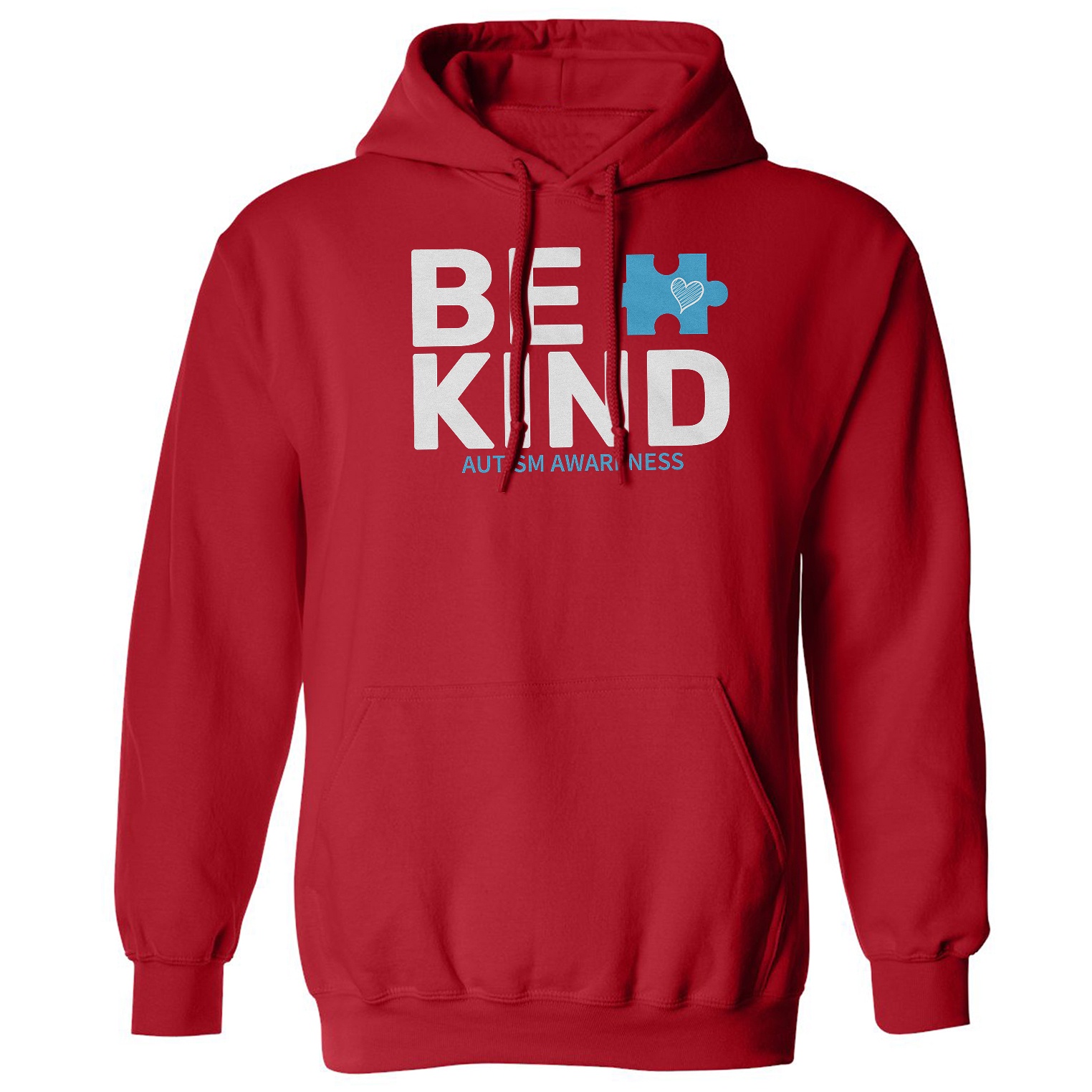 Be Kind - Autism Awareness Month Support Kindness Unisex Hooded ...