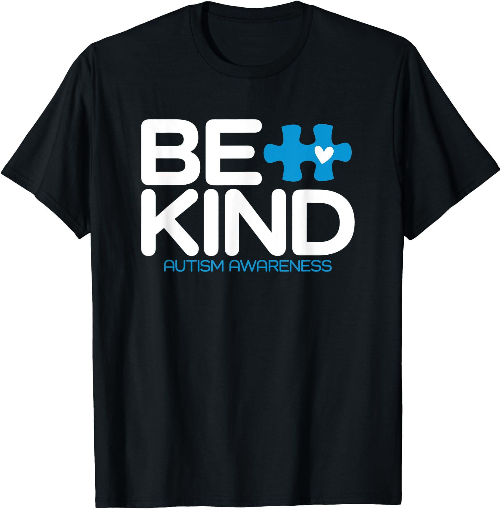 Be Kind Autism Awareness Puzzle Piece Graphic T-Shirt for Positive ...