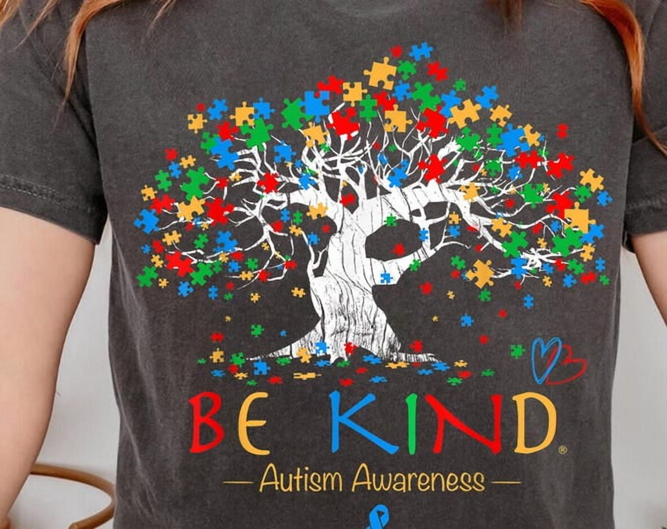 Be Kind Autism Awareness : Puzzle Tree Design - Walmart.com