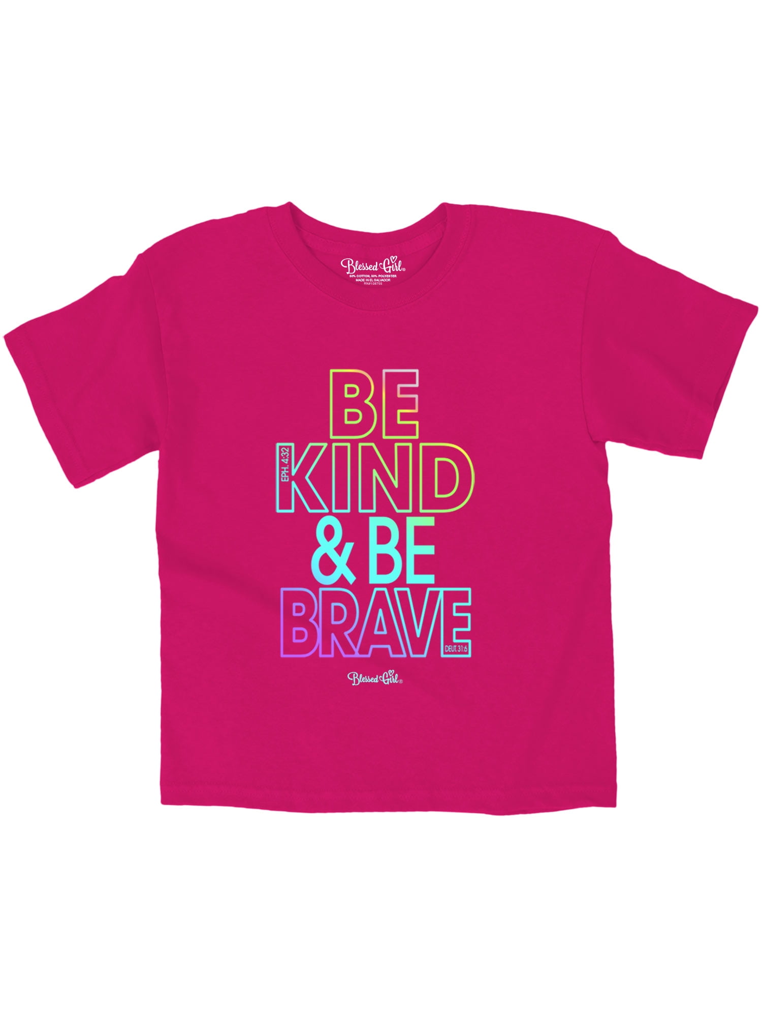 Be Kind & Be Brave T-Shirt - Walmart.com