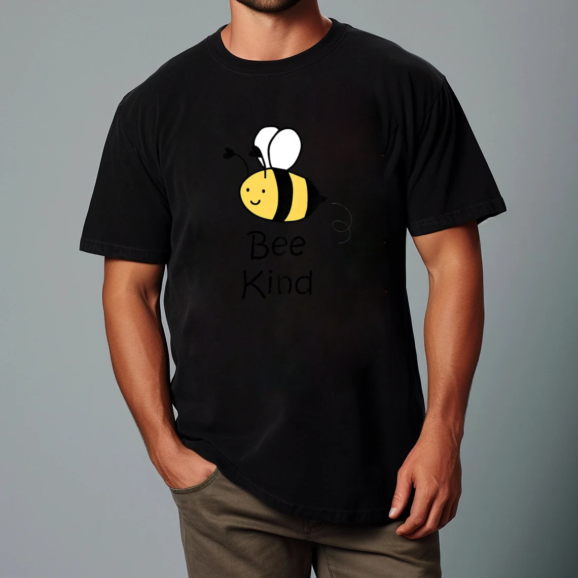 Be Kind Bumble Bee Cute Inspirational Kids Positive Message Unisex T ...