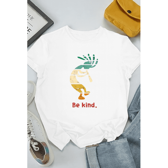Be Kind Dancing Kokopelli Vintage Distressed Style up to Size 5XL ...