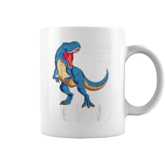 Be Kind Dinosaur T Rex Stop Bullying Unity Day Wear Orange Coffee Mugs ...