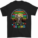 Be Kind Elephant Autism Autistic Mens S-5XL T-Shirt - Walmart.com