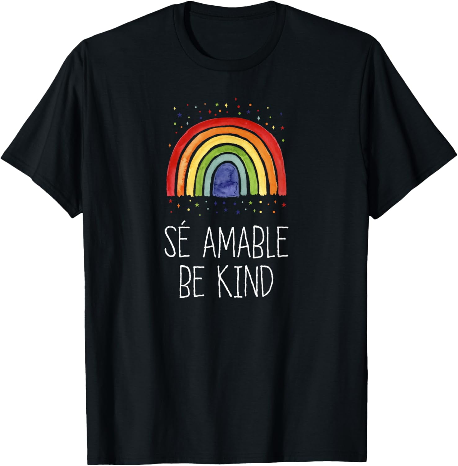 Be Kind In Spanish Se Amable - Encouraging and Inspirin T-Shirt ...