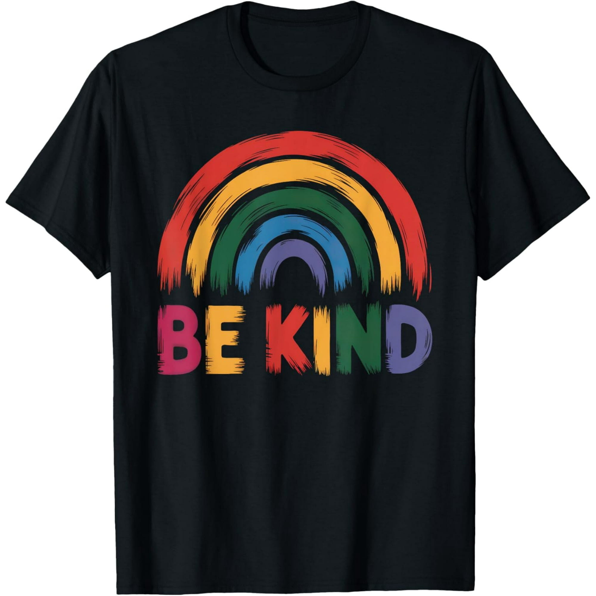 Be Kind Inspirational Rainbow Positive Message Kindness Funny Creative ...