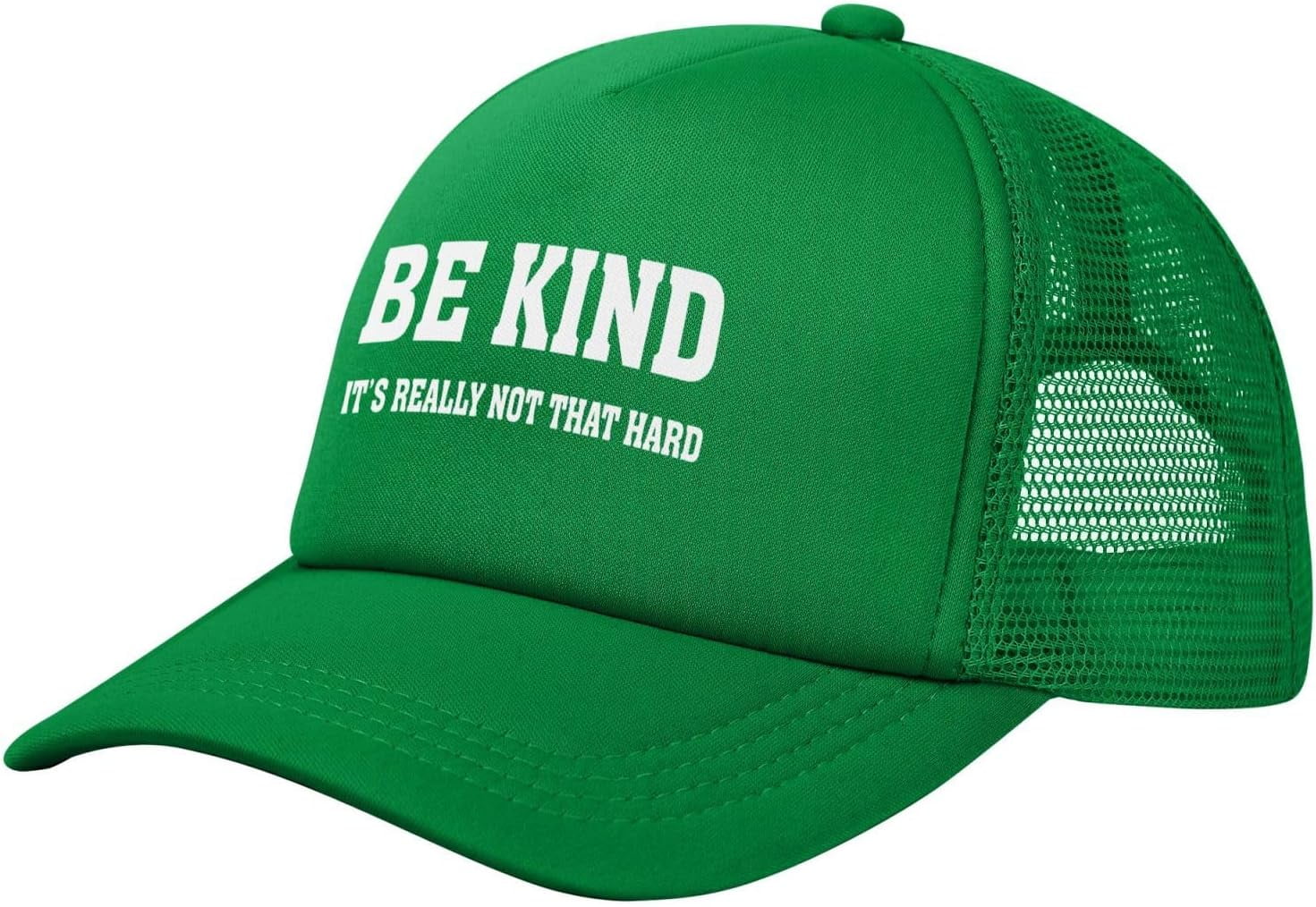 Be Kind It's Really Not That Hard Hat Mesh Trucker Hat Funny Baseball ...