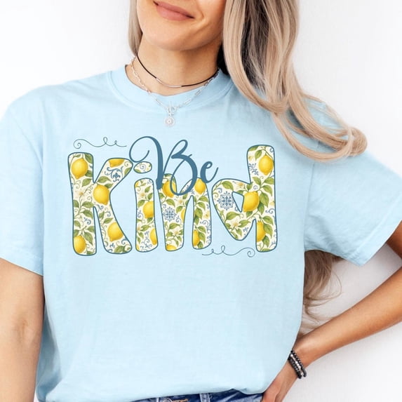 Be Kind Lemon Teacher Shirt: Amalfi Coast Graphic Tee - Walmart.com