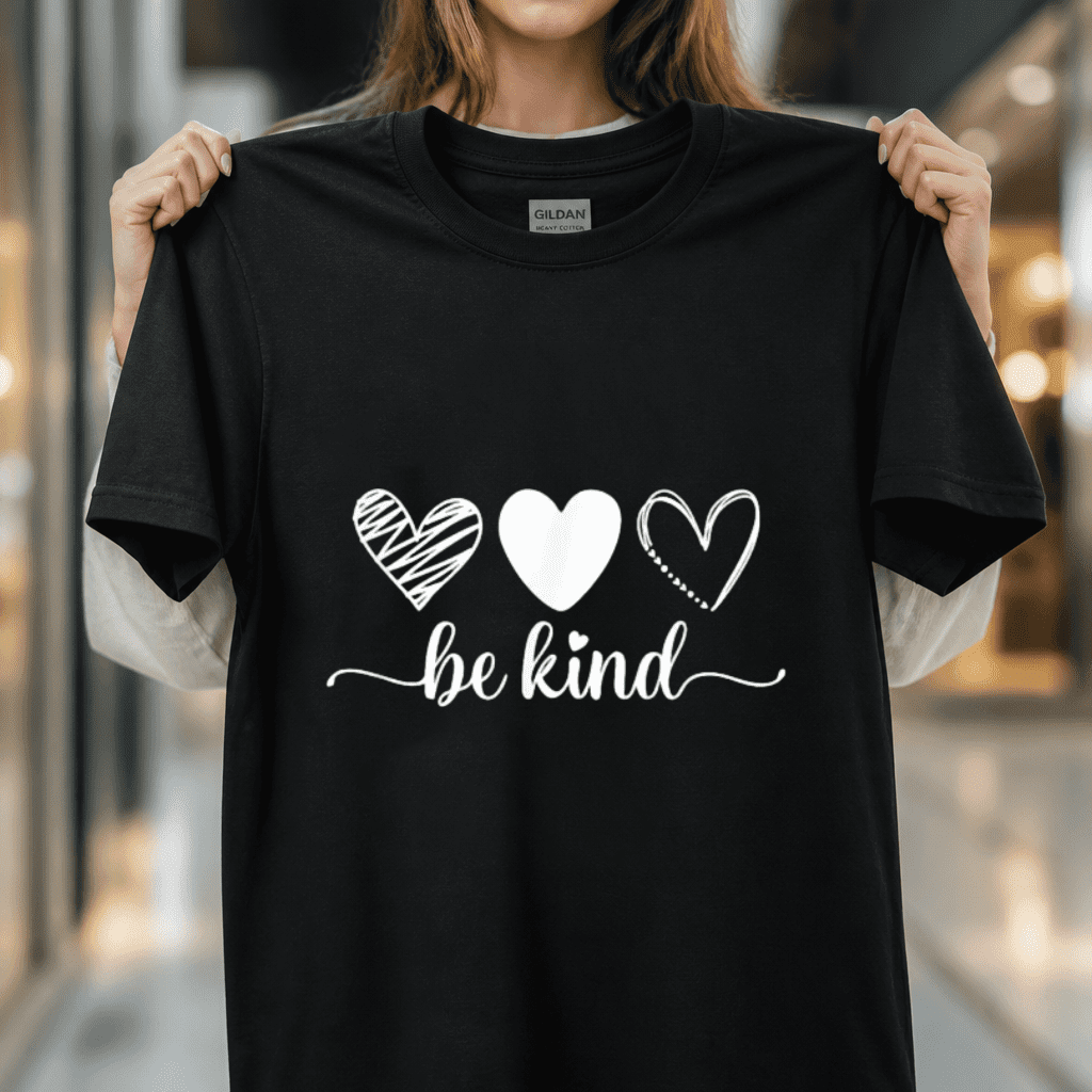 Be Kind Minimalist Love Kindness Positive Inspiration Quote Unisex T ...