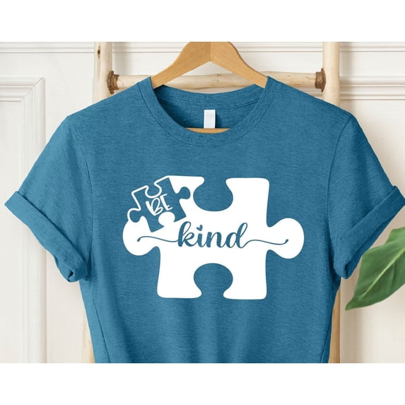 Be Kind Puzzle Shirt Autism Awareness Shirt Autism Puzzle Tshirt Autism ...