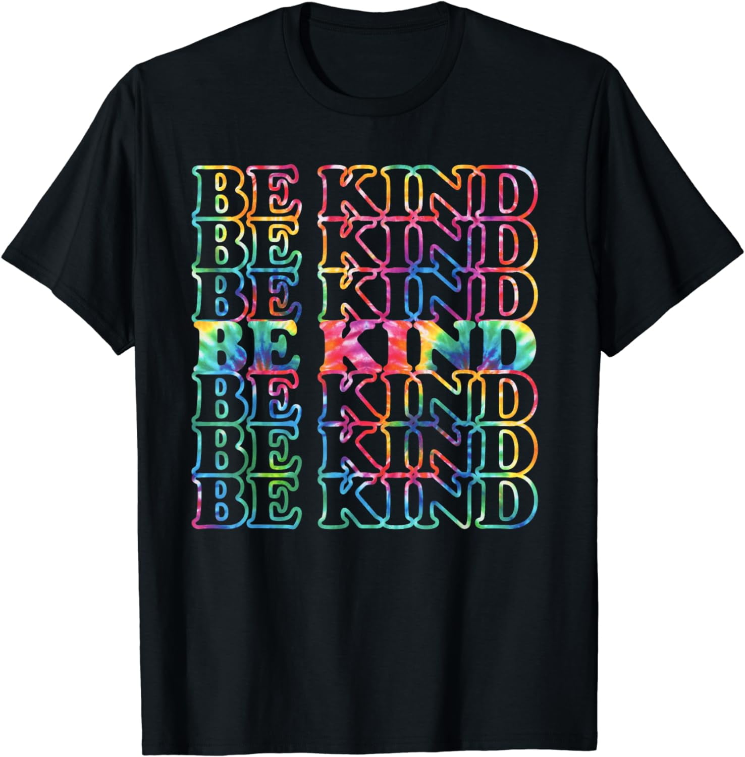 Be Kind Rainbow Anti Bullying Kindness Positivity Tie Dye T-Shirt ...