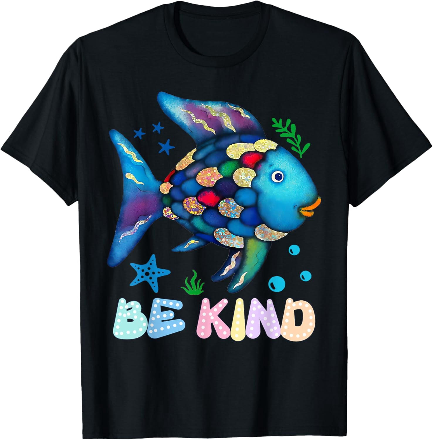 Be Kind Rainbow Fish Teacher Life Women T-Shirt - Walmart.com