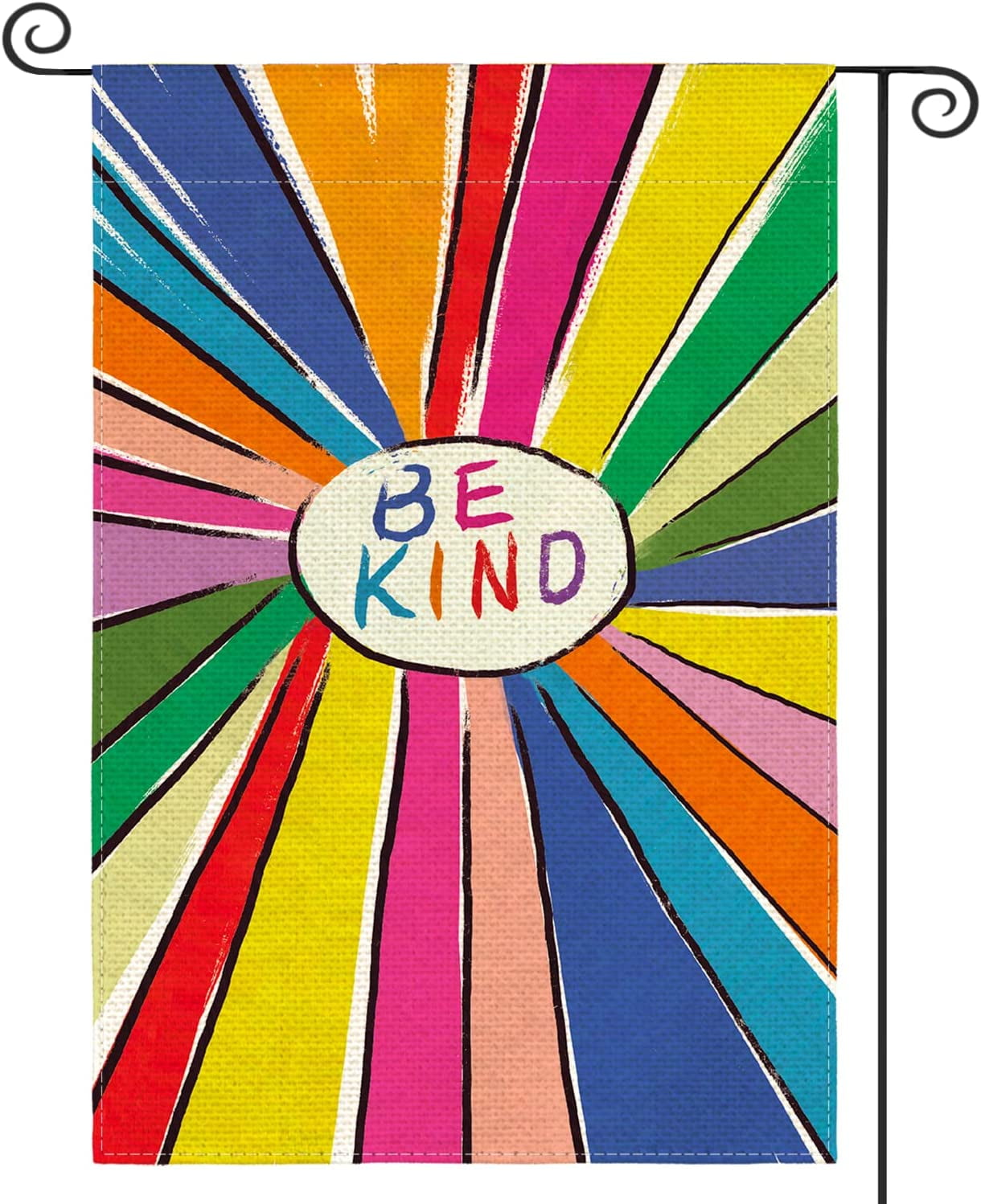 Be Kind Rainbow Sunshine Pride Garden Flag Double Sided, Community ...