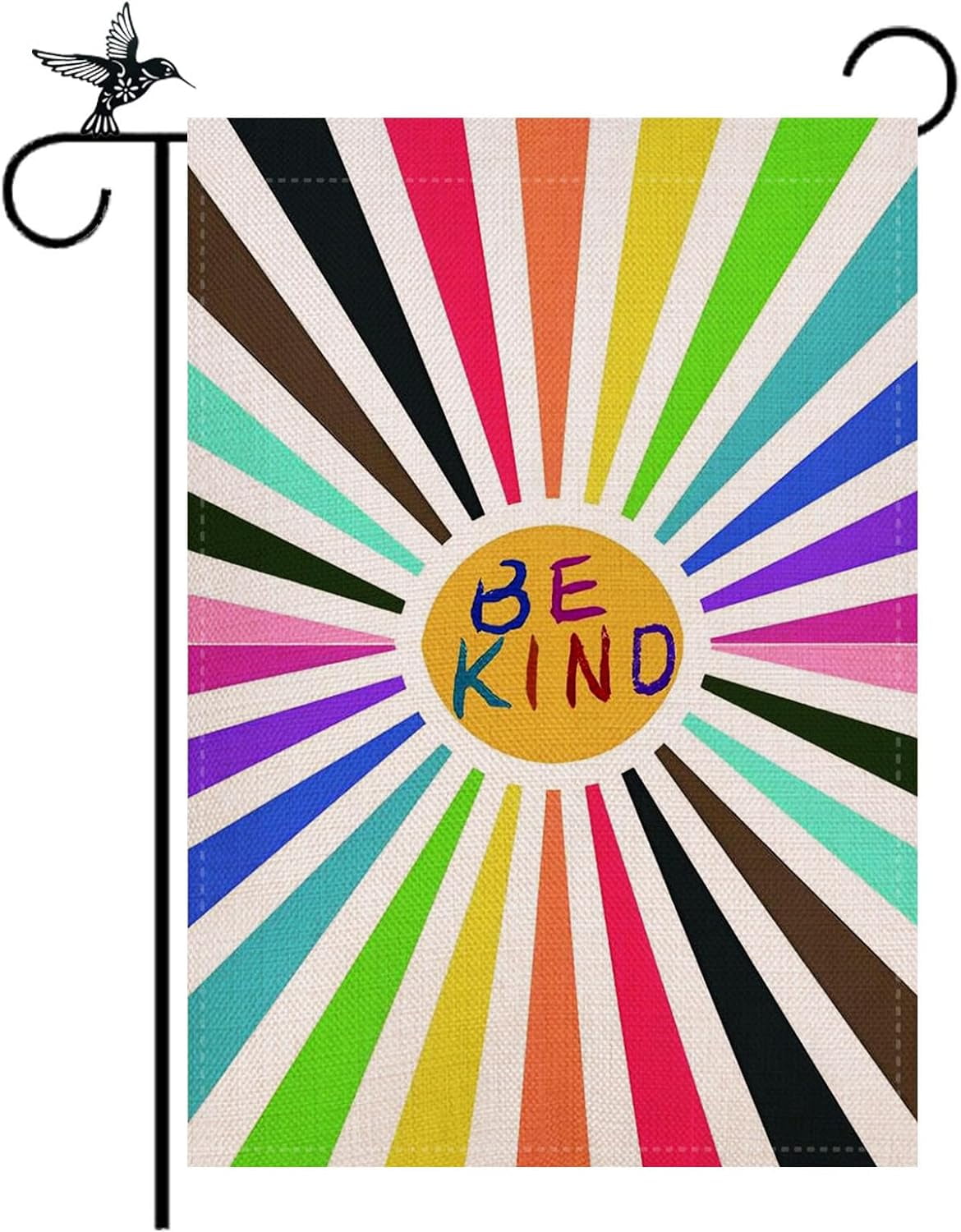 Be Kind Rainbow Sunshine Pride Garden Flag Double Sided LGBTQ Pride ...
