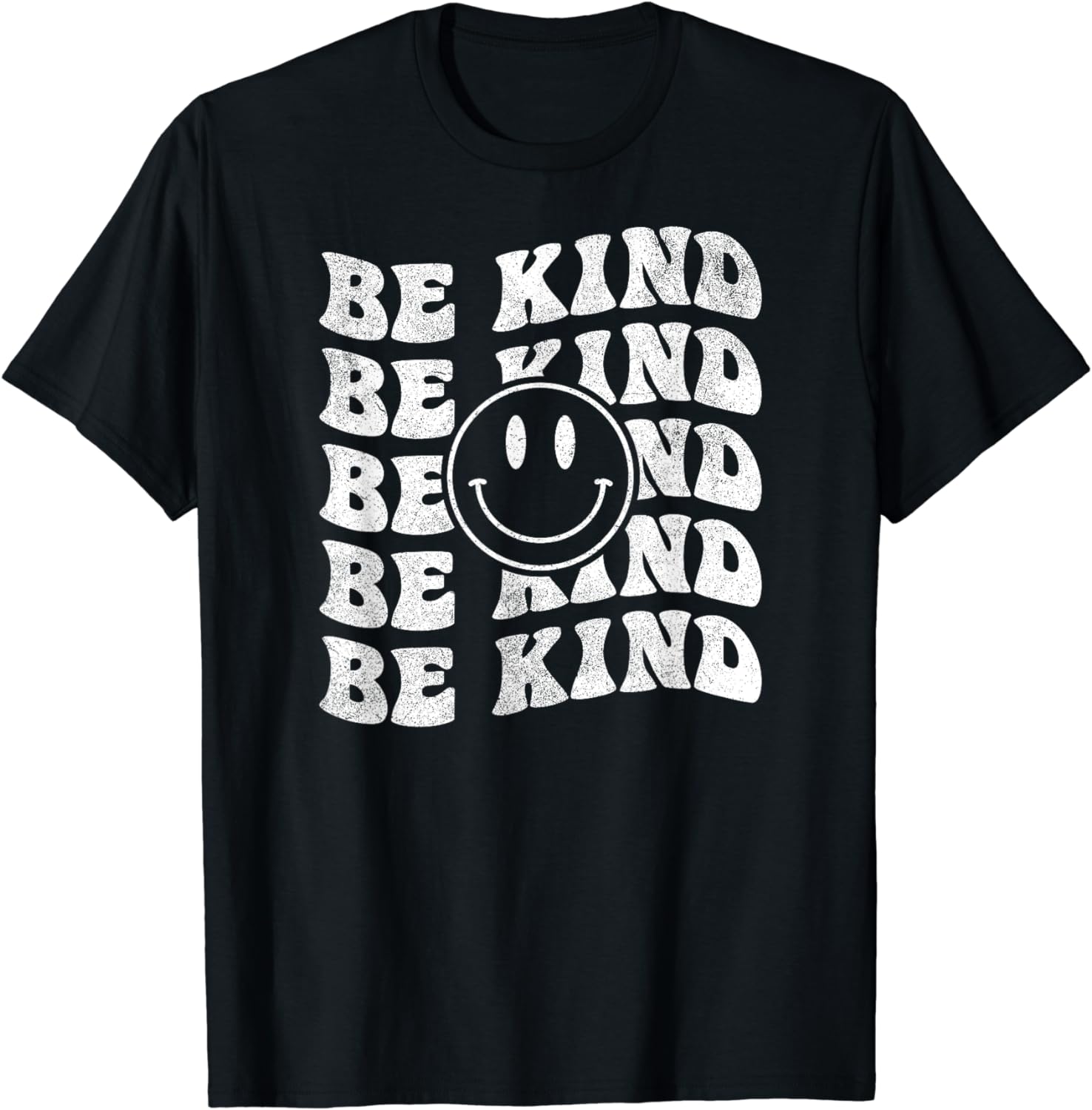 Be Kind Retro Happy Face – Vintage Positivity T-Shirt - Walmart.com