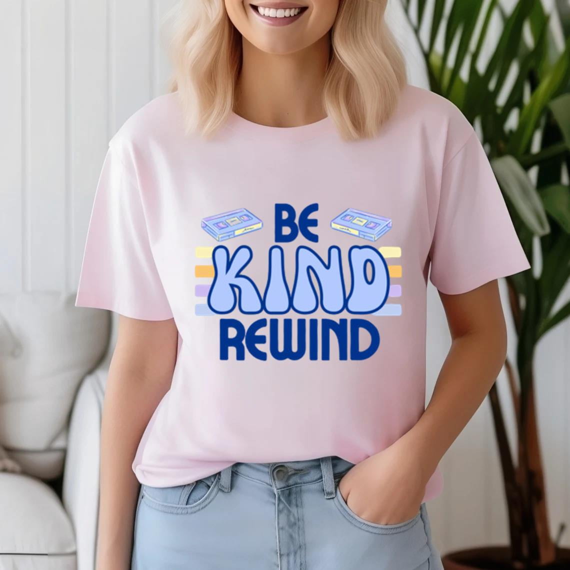 Be Kind Rewind Retro Movie Nostalgia Cassette Tape Unisex T-shirt, for men & women, up to size ...