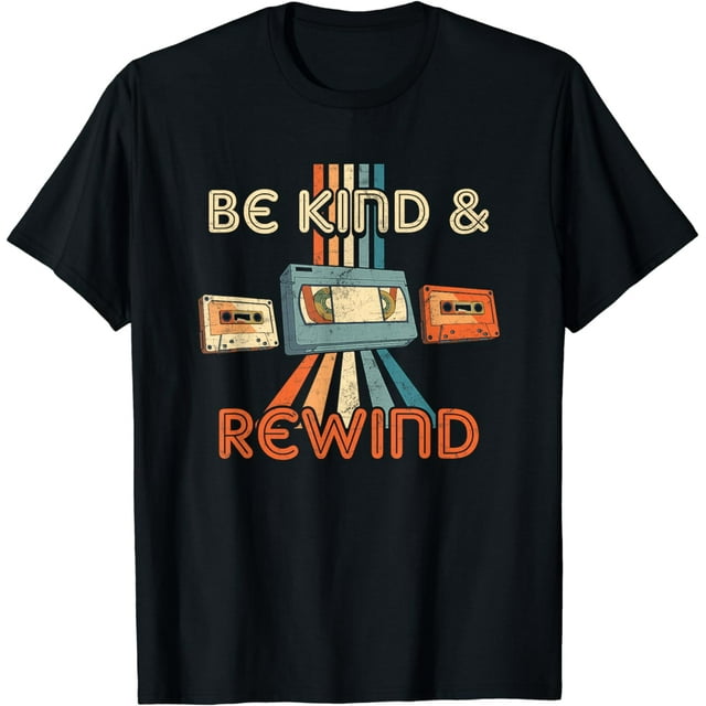 Be Kind & Rewind Vintage 90's Nostalgic 80's Throwback T-Shirt ...