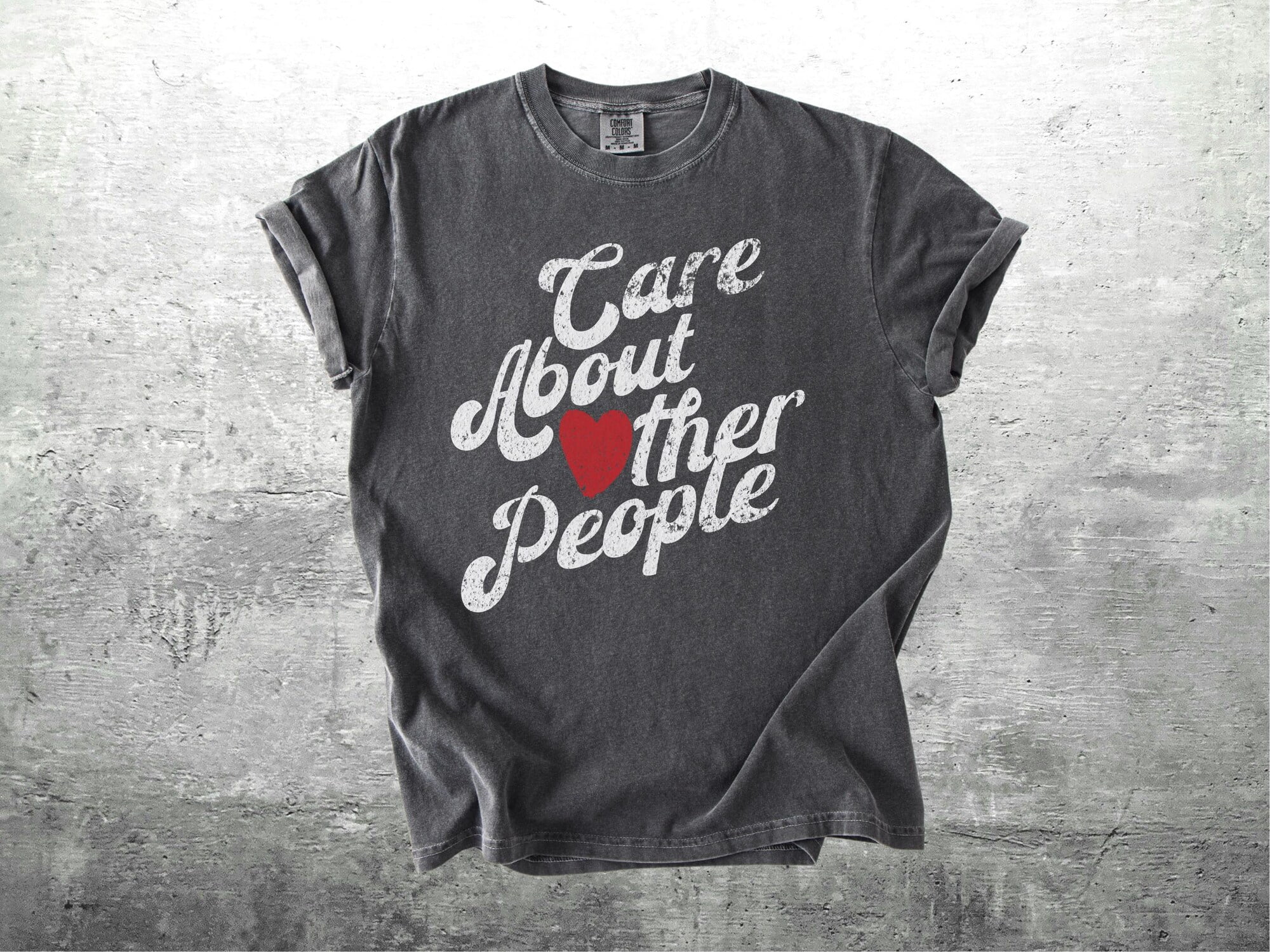 Be Kind Shirt Care About People Tee Positive Message Top Soft Graphic ...