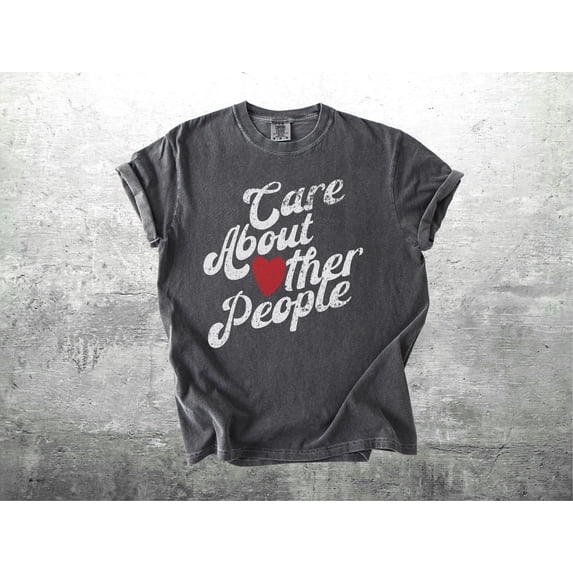 Be Kind Shirt Care About People Tee Positive Message Top Soft Graphic ...