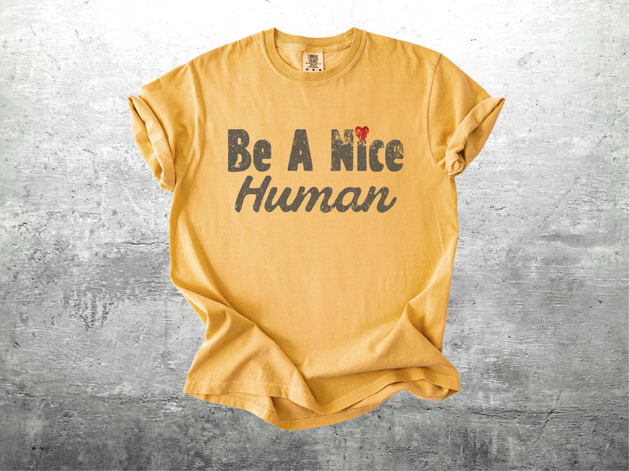 Be Kind Shirts Kindness Tshirts Be A Nice Human Retro 70s Positivity ...