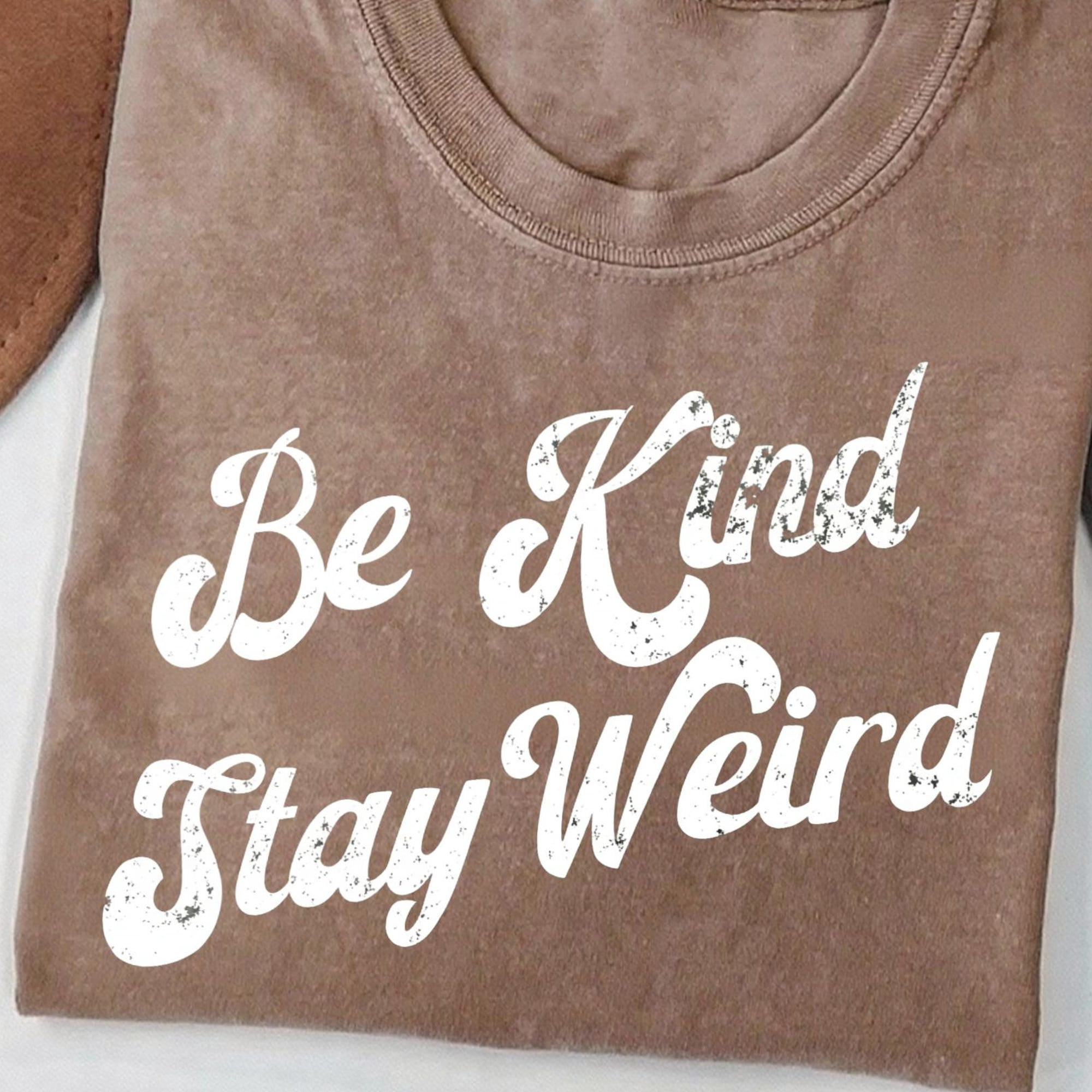 Be Kind Stay Weird ShirtStay Kind Shirt Boxy TShirt70s Style Shirt ...