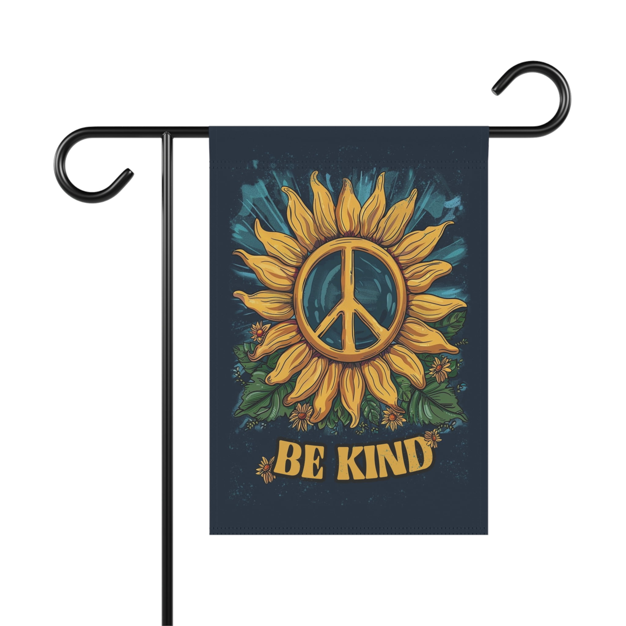 Be Kind Sunflower Hippie Flag, Hippie Flag, Unique Hippie Flag ID-0329 ...