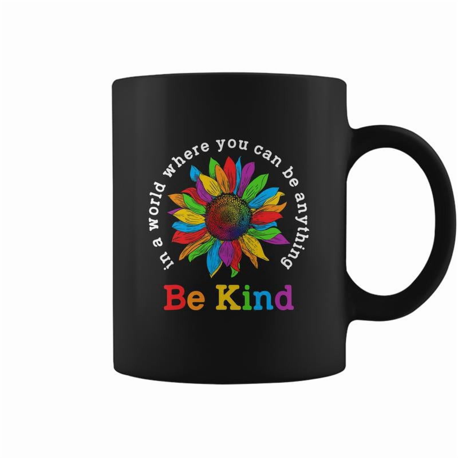 Be Kind Sunflower Lgbt Gay Pride Month Graphic Design Printe - Walmart.com