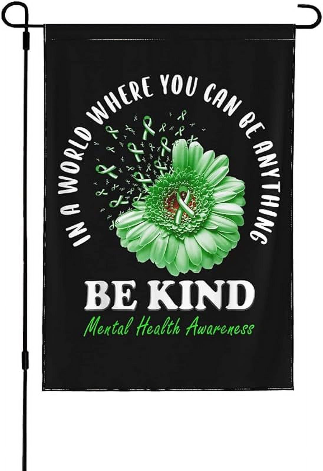 Be Kind Sunflower Mental Health Awareness Flags, Be Kind Sunflower ...