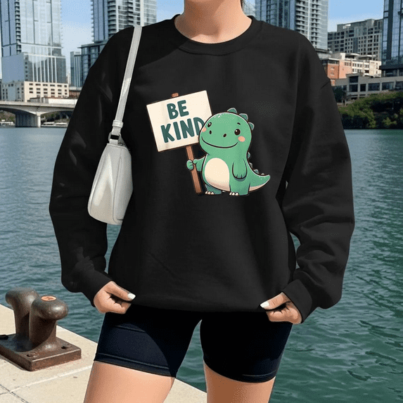 Be Kind Teacher -Bullying Dino Kindness School Art Sweatshirt, for Men ...