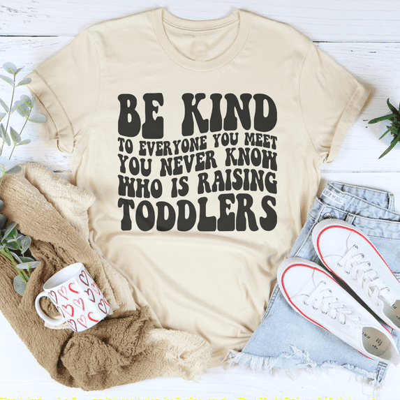 Be Kind To Everyone You Meet You Never Know Tee Black Heather S Peachy ...