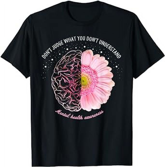 Be Kind To Your Mind Mental Health Awareness Daisy Flower T-Shirt - Walmart.com