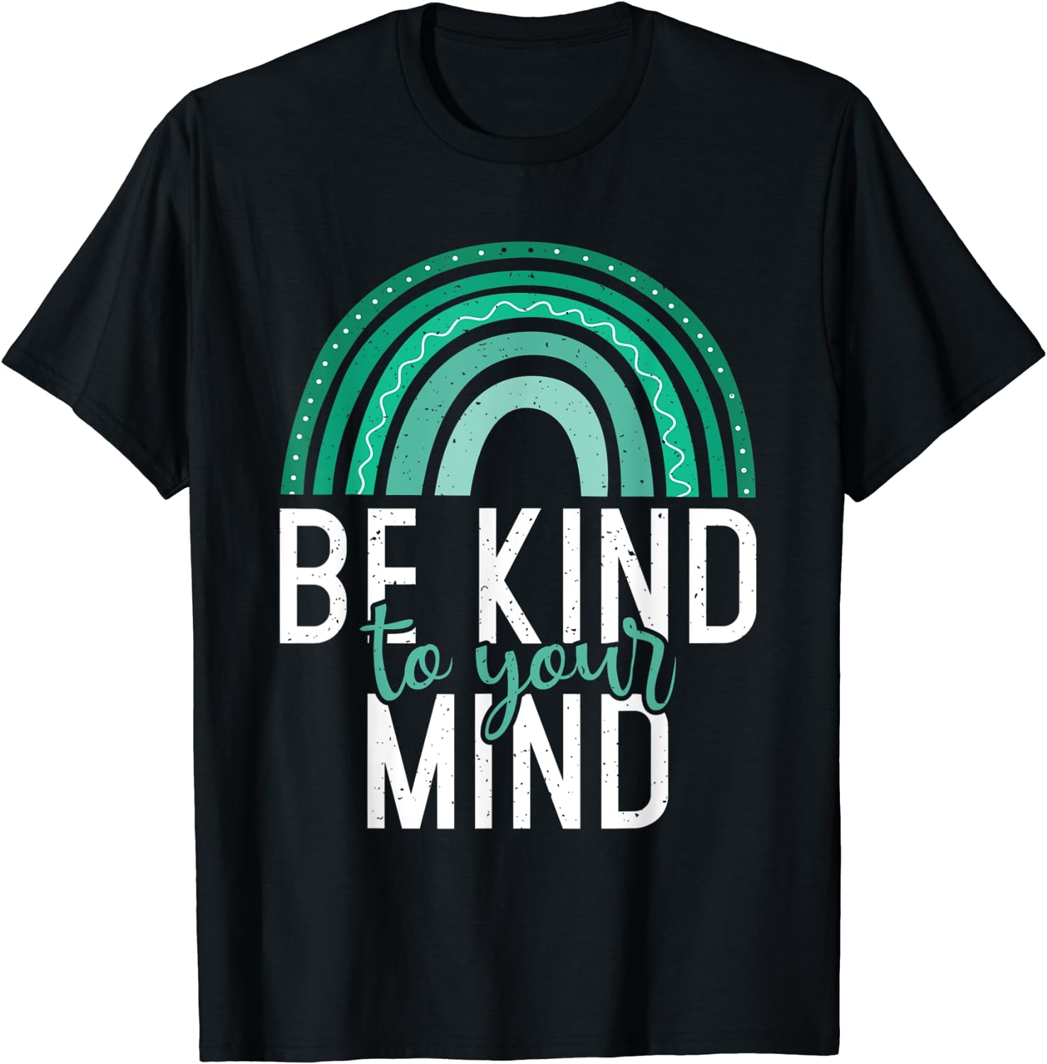 Be Kind To Your Mind T Self Talk T-Shirt Black - Walmart.com