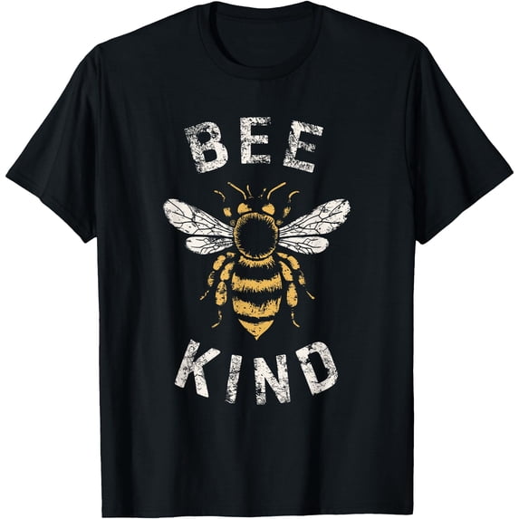 Be Kind Women Inspirational Kindness Cute Funny Bee Graphic T-Shirt ...