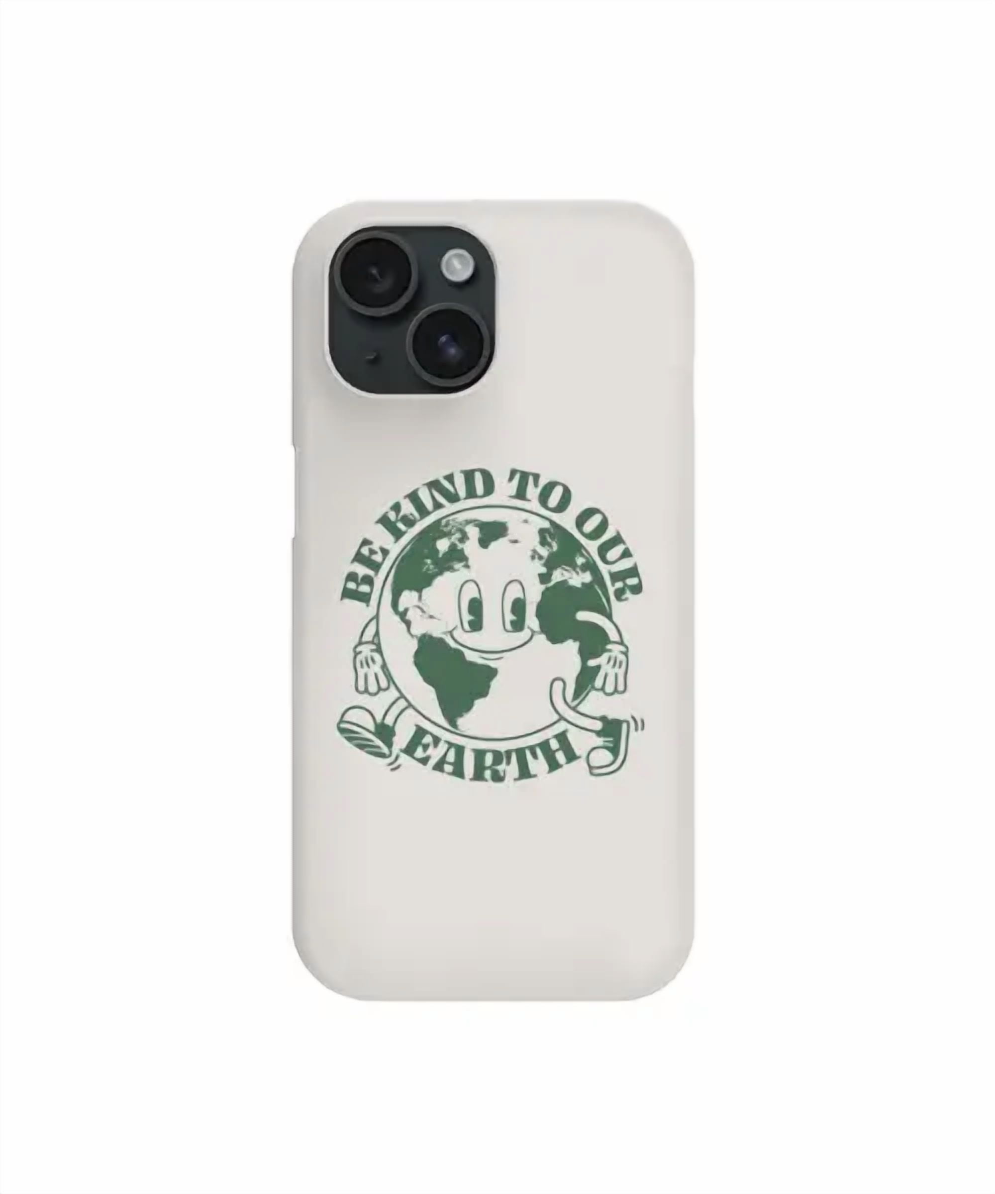 Be Kind to Our Earth Environmental Art Phone Case for iPhone 16 15 14 ...