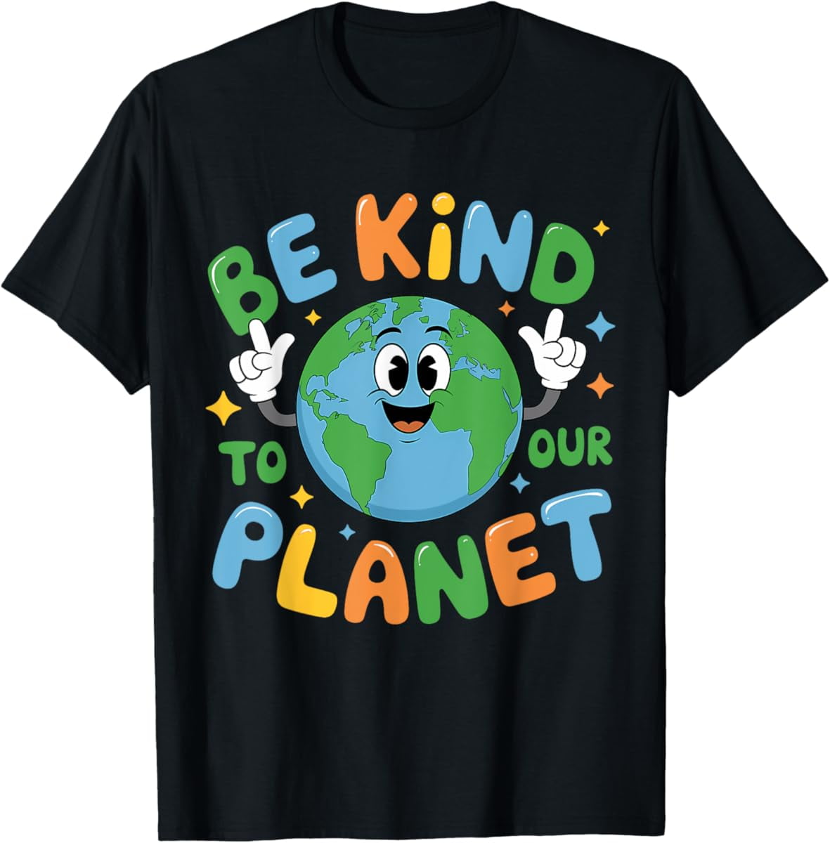 Be Kind to Our Planet Earth Day Hippie Planet Anniversary T-Shirt Gift ...